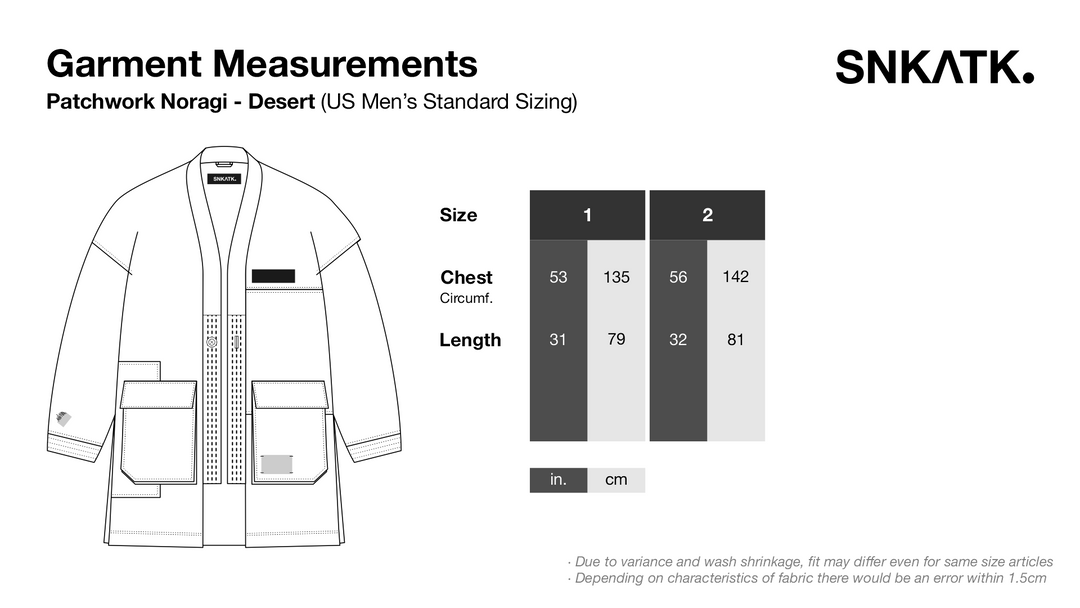 Patchwork Noragi: Desert Camo - SNK ATK® Design Lab